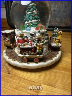Disney Christmas Collection Holiday Express Snow globe Train Works ...